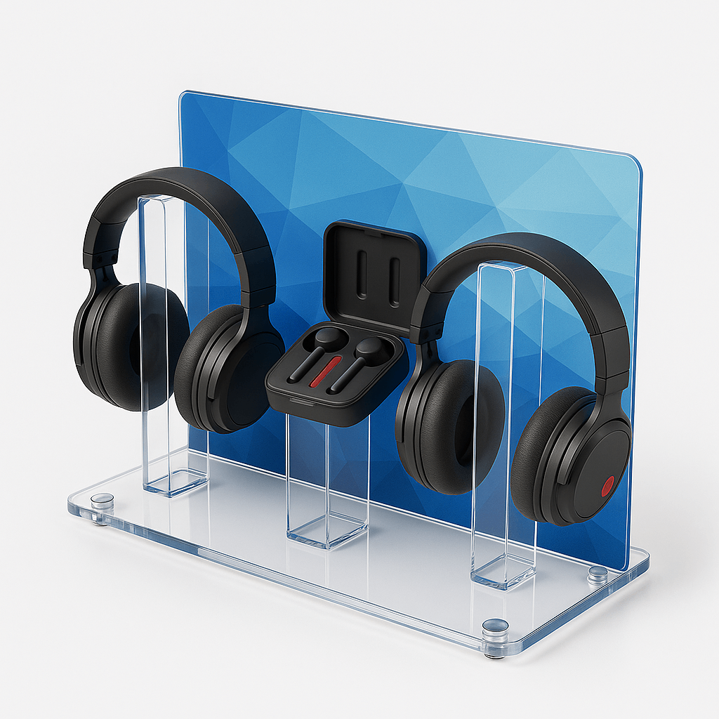 Acrylic Headphone Display Stand for Wholesale Buyers