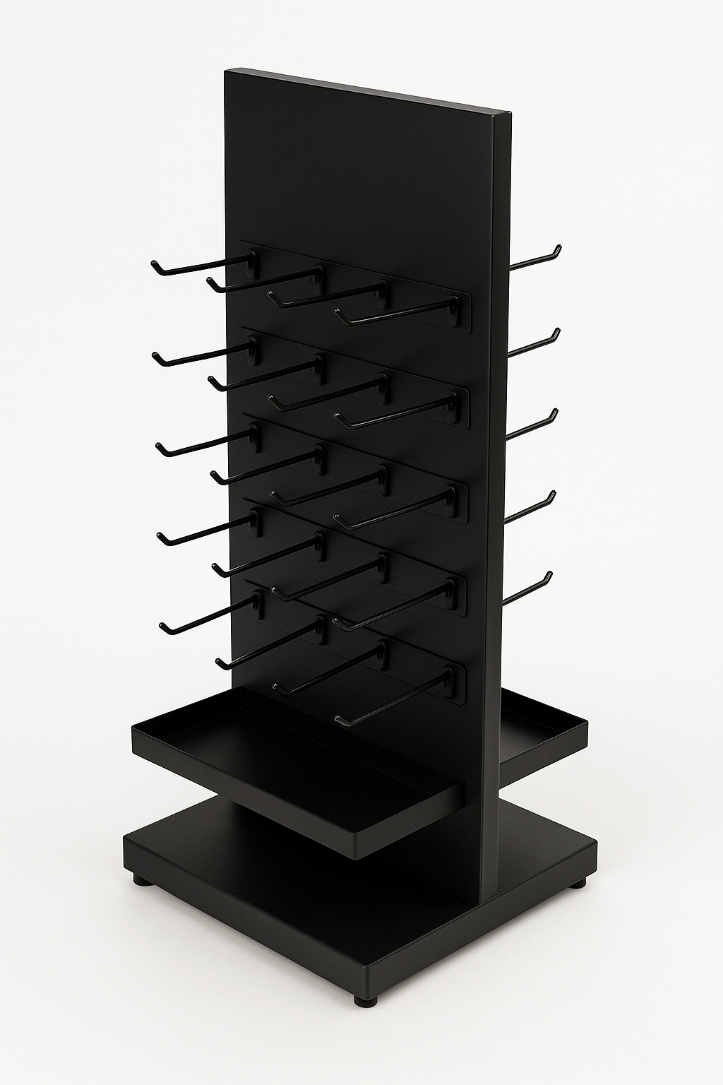 Double Sided Metal Bag Display Rack for Wholesale