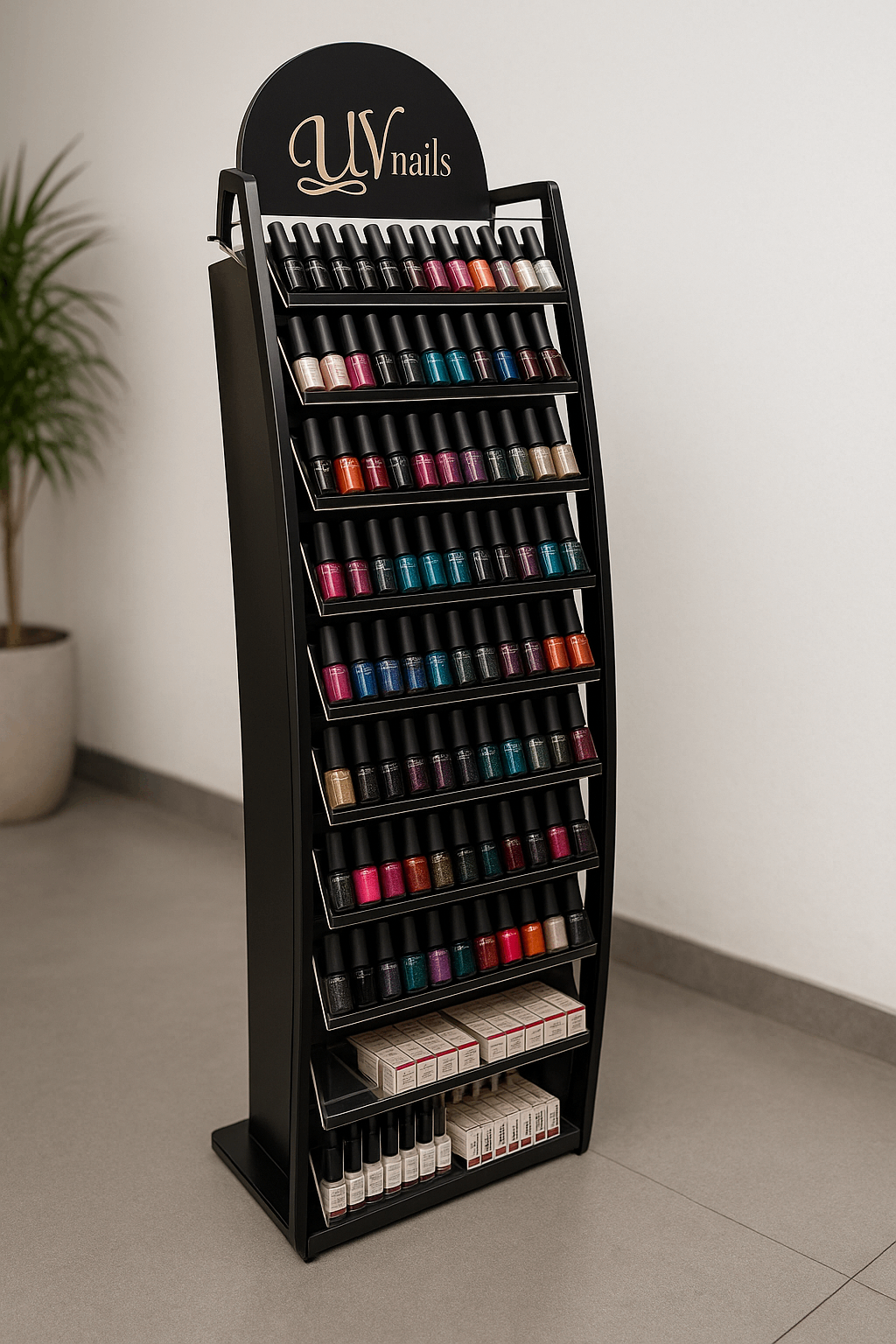 Freestanding Nail Polish Display Rack OEM China
